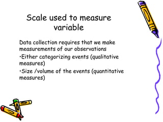 Variables scales of measure | PPT