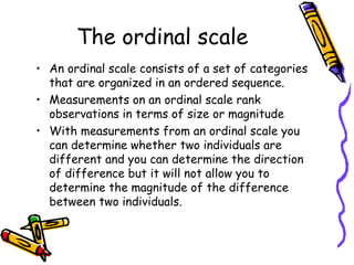 Variables scales of measure | PPT