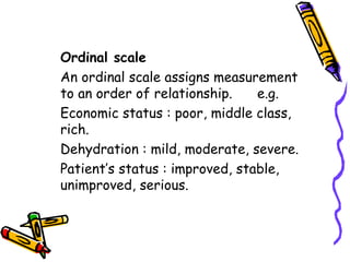 Variables scales of measure | PPT