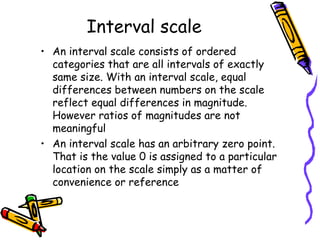 Variables scales of measure | PPT