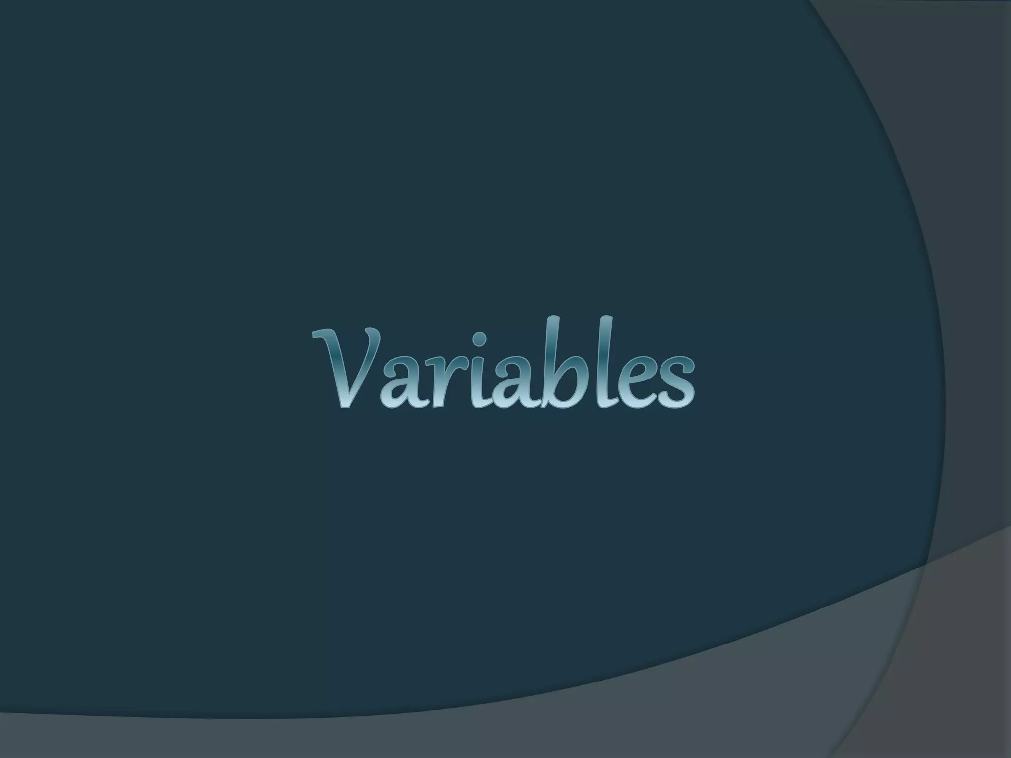 Variables statistics | PPTX | Science