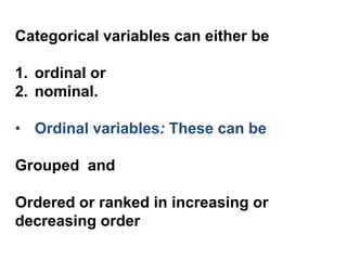 Variables & Studytype | PPT