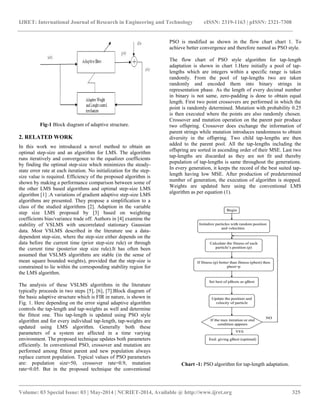 Variable step size of lms algorithem using partical swarm optimization | PDF