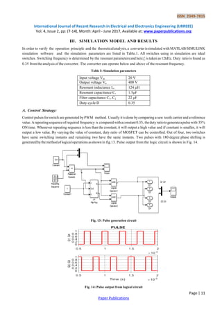 Variable Switching Frequency Based Resonant Converter | PDF | Power and Energy Industry | Industries