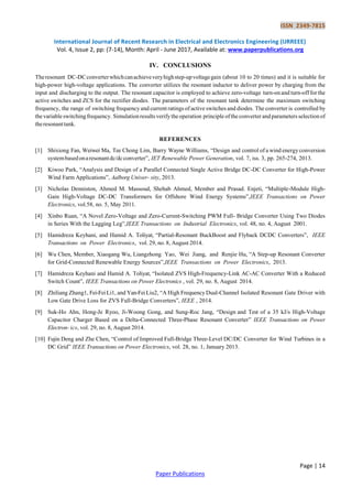 Variable Switching Frequency Based Resonant Converter | PDF
