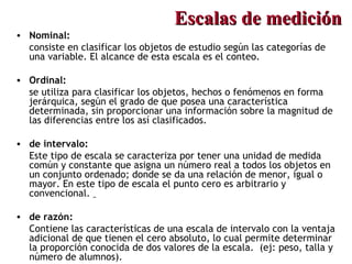 Variables y su medicion | PPT