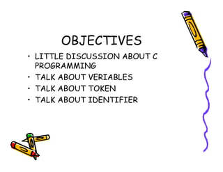 Variable, token, & identifier in c programming | PDF | Programming ...