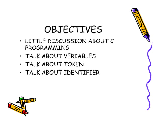 Variable Token And Identifier In C Programming Pdf Programming