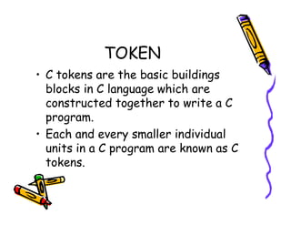 Variable, token, & identifier in c programming | PDF | Programming ...