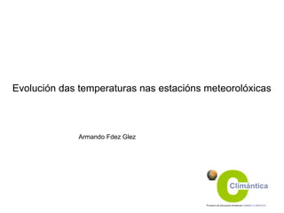 Variación de temperaturas medias | PPT