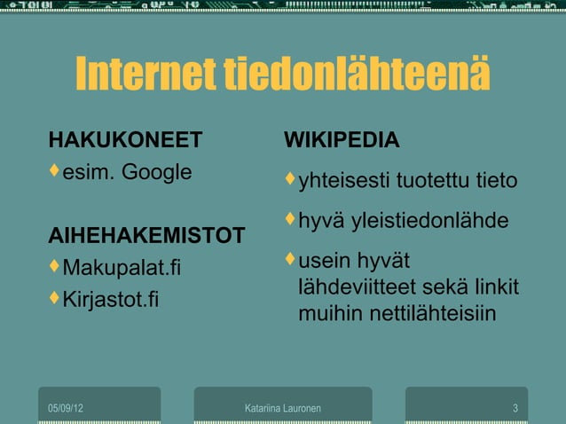 Varia - asennus- ja automaatiotekniikka | PPT