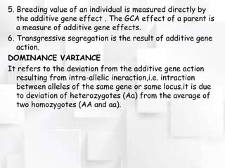 ASSESSMENT OF VARIABILITY AND GENETIC VARIANCE | PPTX