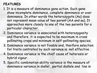 ASSESSMENT OF VARIABILITY AND GENETIC VARIANCE | PPTX