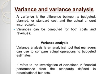 Variance Analysis | PPT | Free Download