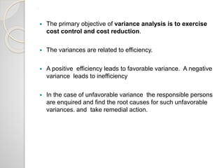 Variance Analysis | PPTX