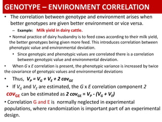 Variance and GE Interactions | PPTX