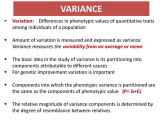 Variance and GE Interactions | PPTX