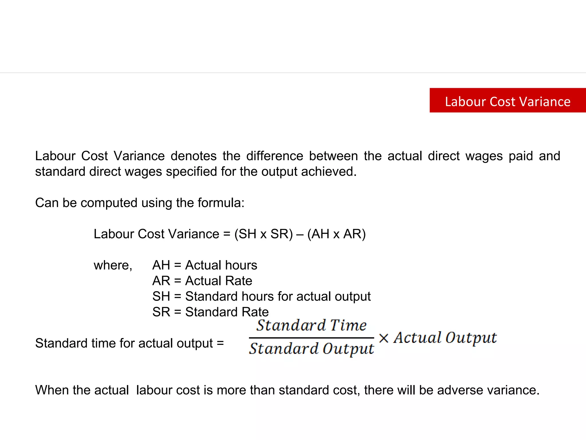 Variance Analysis | PPT