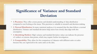 Variance And Standard Deviation in biostatistics pptx | PPT