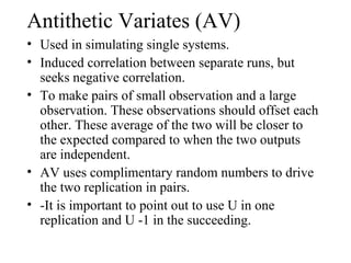 Variance reduction techniques (vrt) | PPT | Technology & Computing