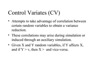 Variance reduction techniques (vrt) | PPT | Technology & Computing