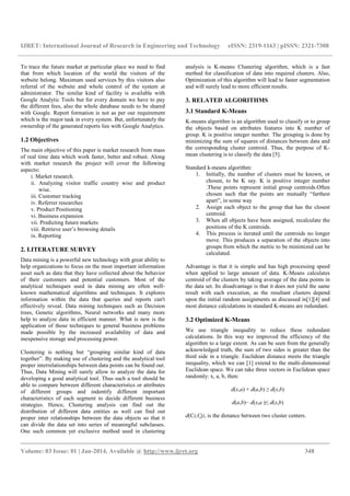 Variance rover system web analytics tool using data | PDF