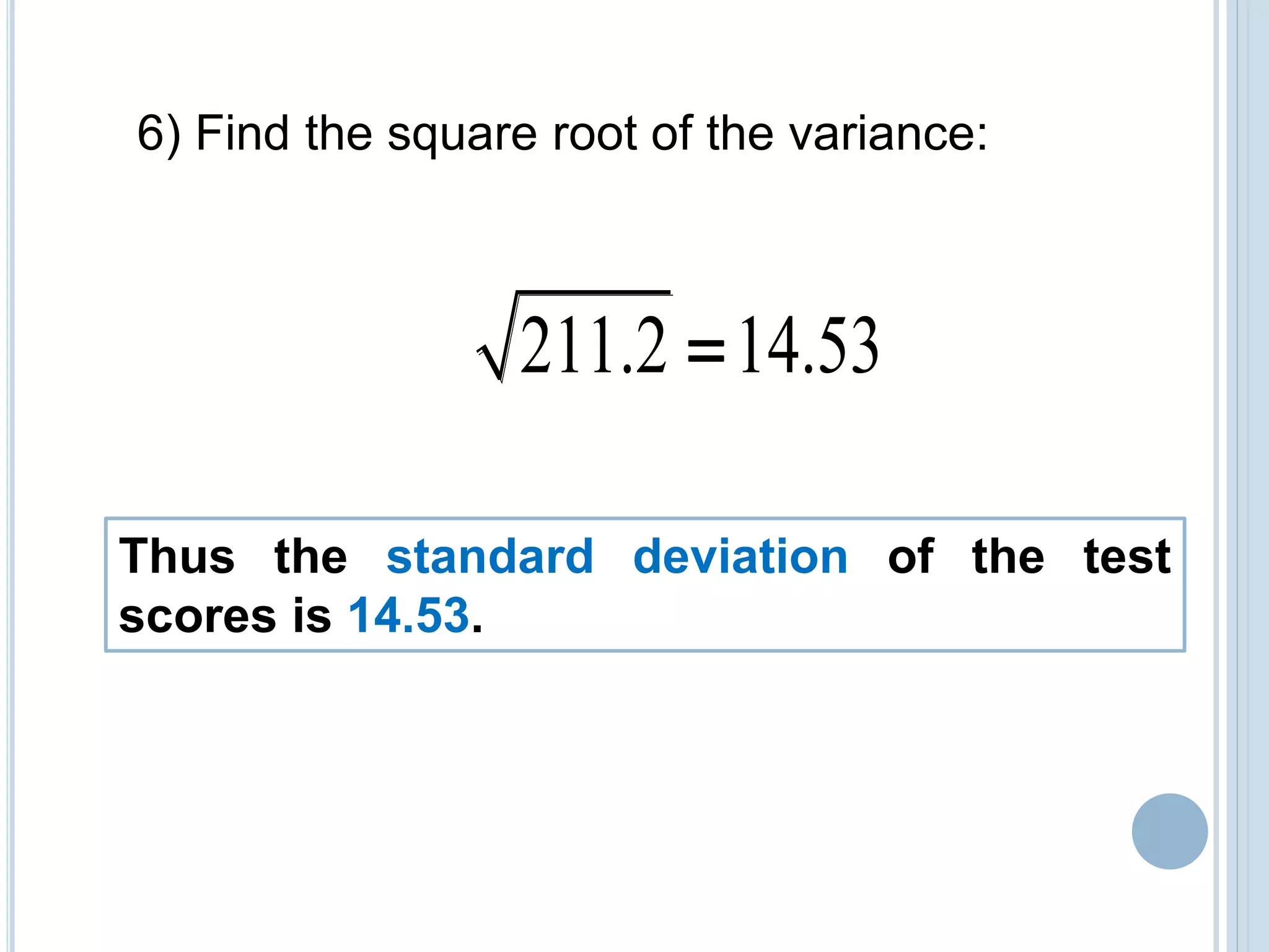 Variance & standard deviation | PPTX