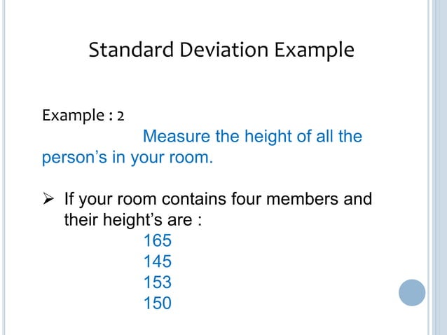 Variance & standard deviation | PPTX