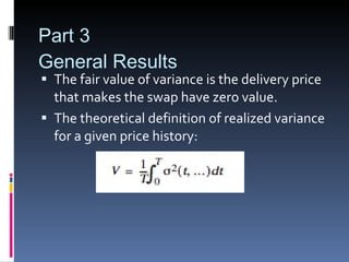 Variance Swaps | PPT