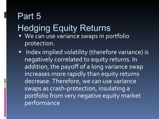 Variance Swaps | PPT