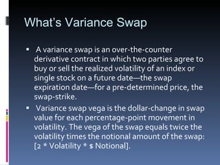 Variance Swaps | PPT
