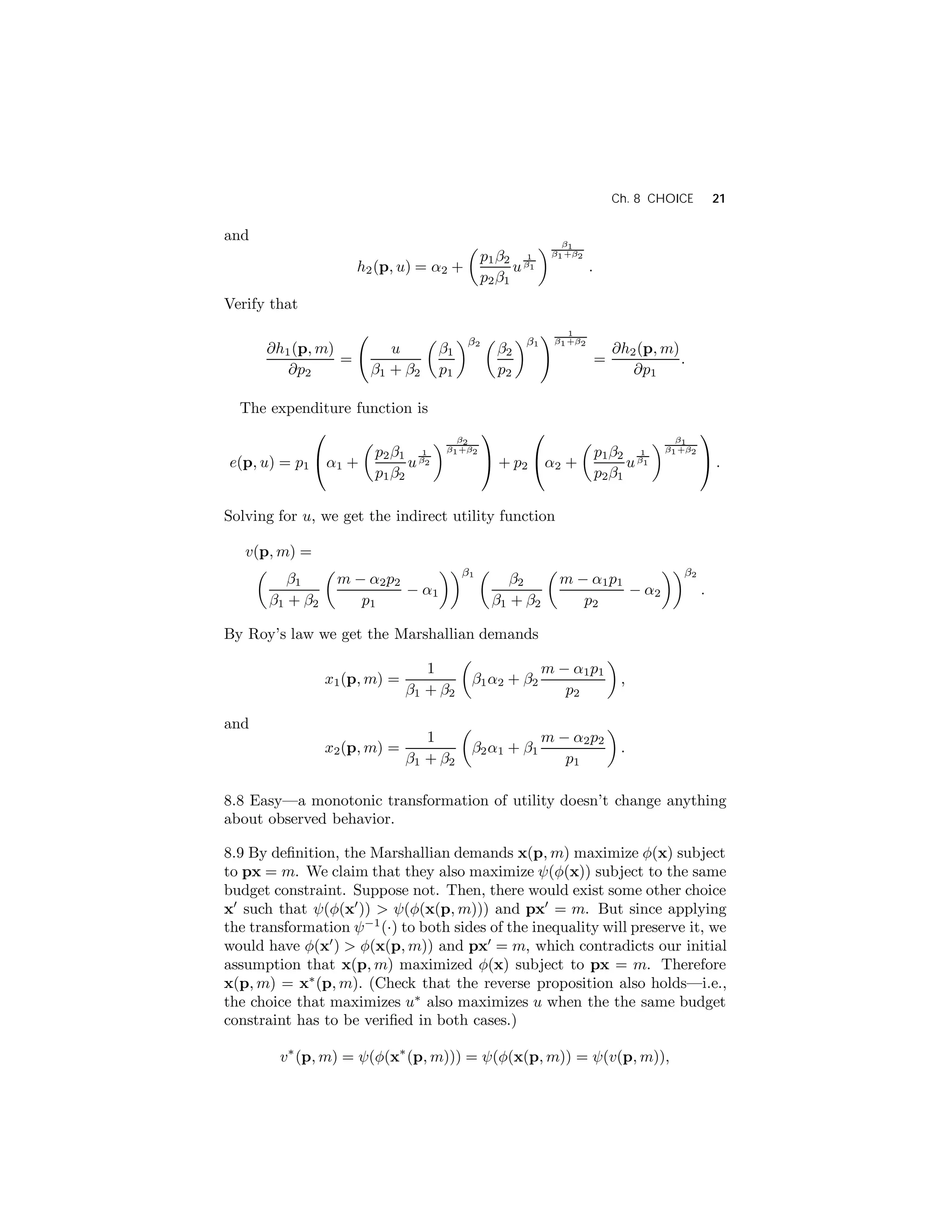 Varian, microeconomic analysis, solution book | PDF