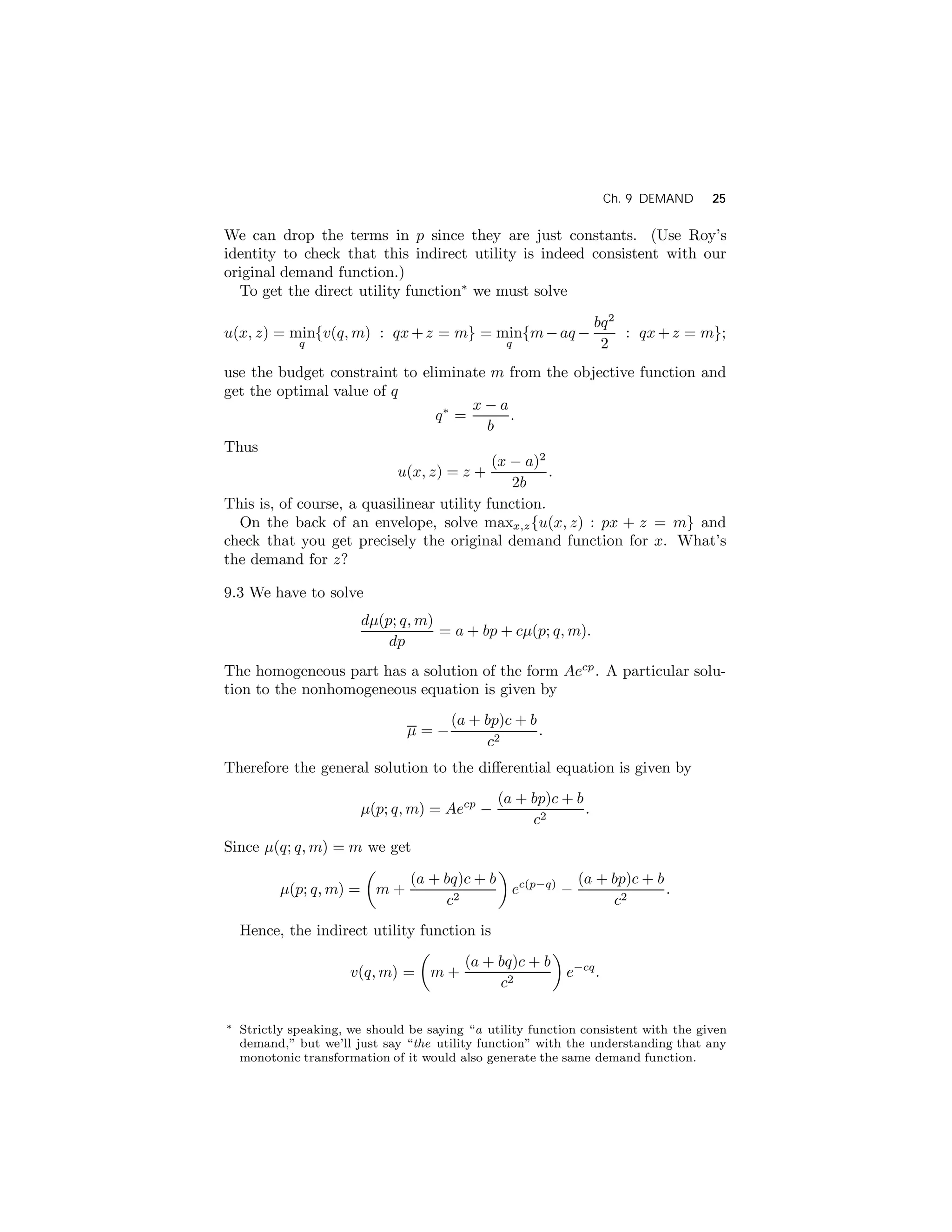 Varian, microeconomic analysis, solution book | PDF