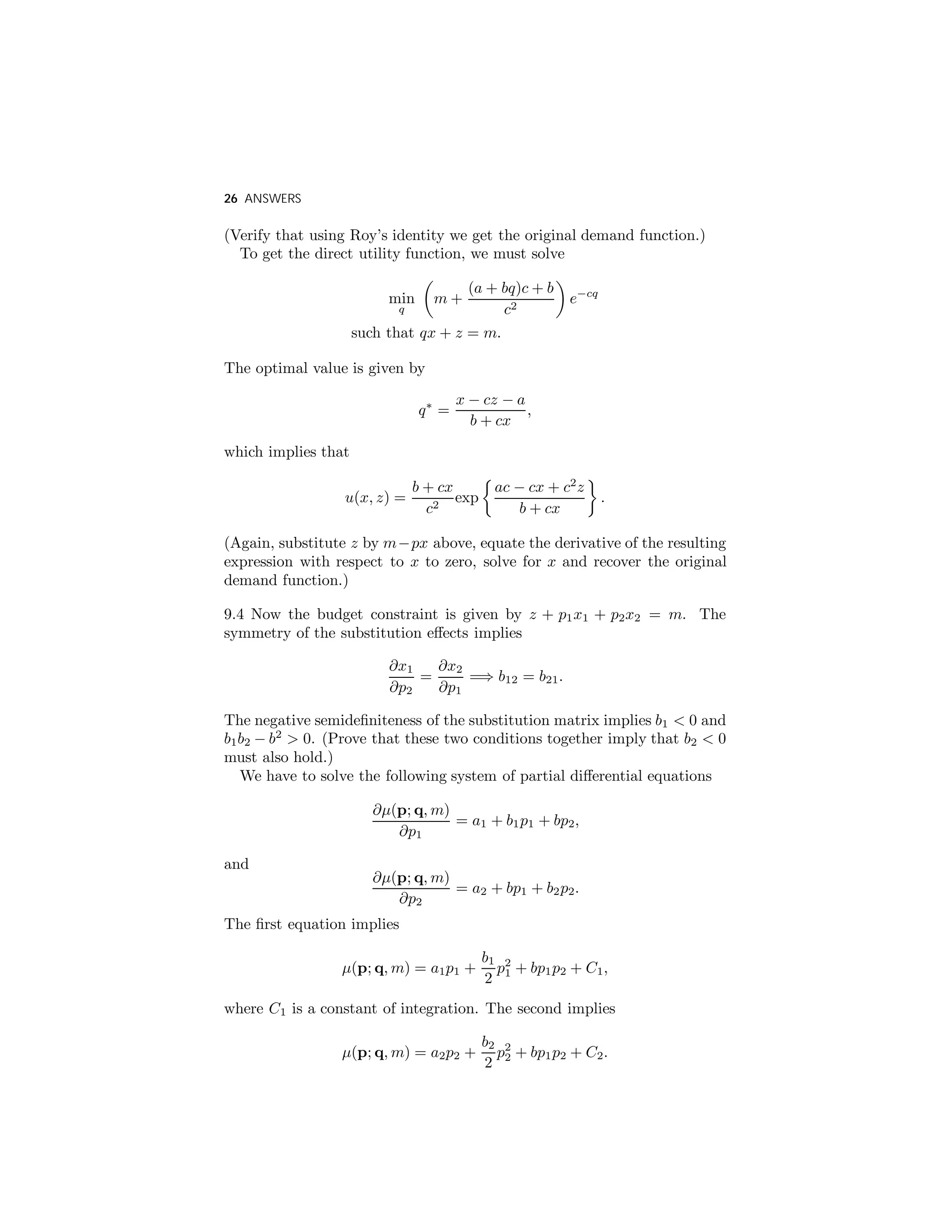 Varian, microeconomic analysis, solution book | PDF