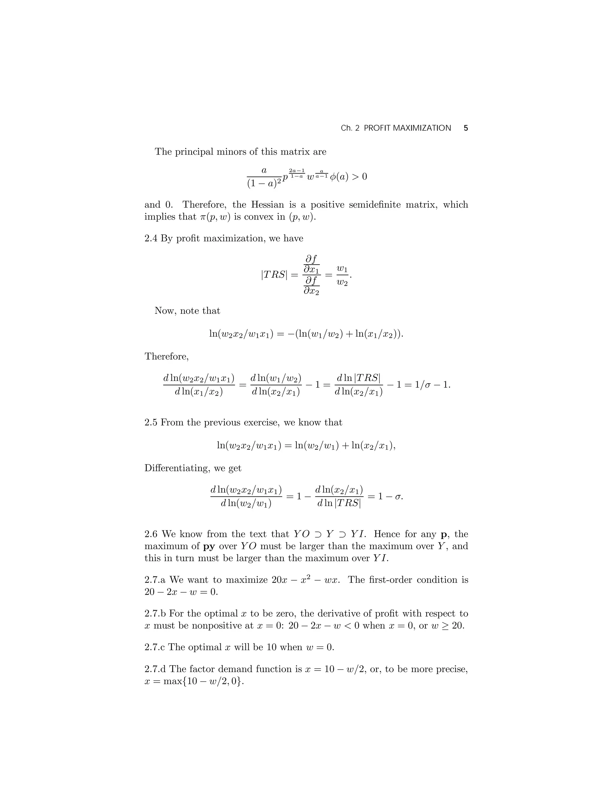 Varian, microeconomic analysis, solution book | PDF
