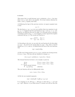 Varian, microeconomic analysis, solution book | PDF