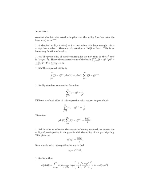 Varian, microeconomic analysis, solution book | PDF
