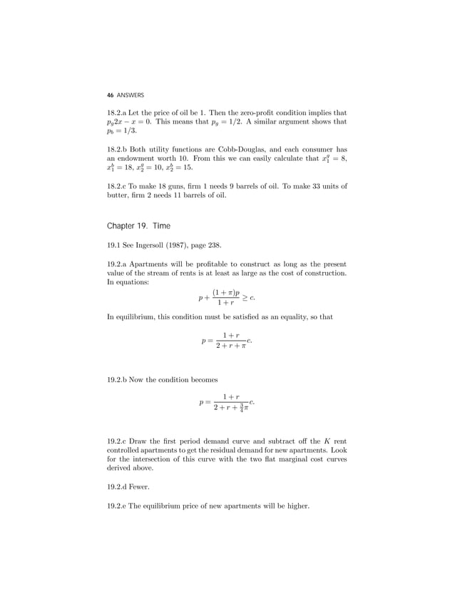 Varian, microeconomic analysis, solution book | PDF