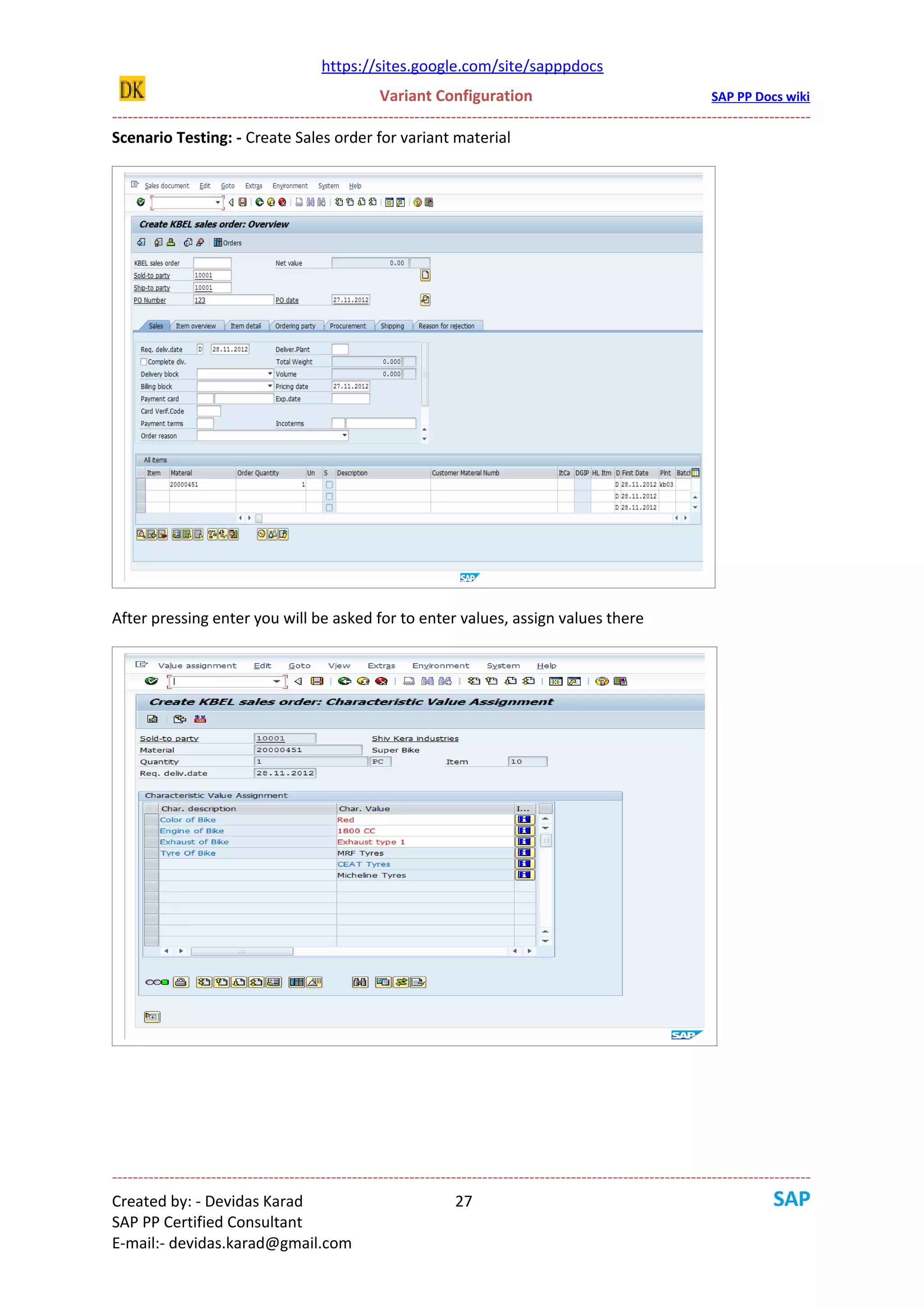 Variant Configurition in SAP: Beginners Guide | www.sapdocs.info