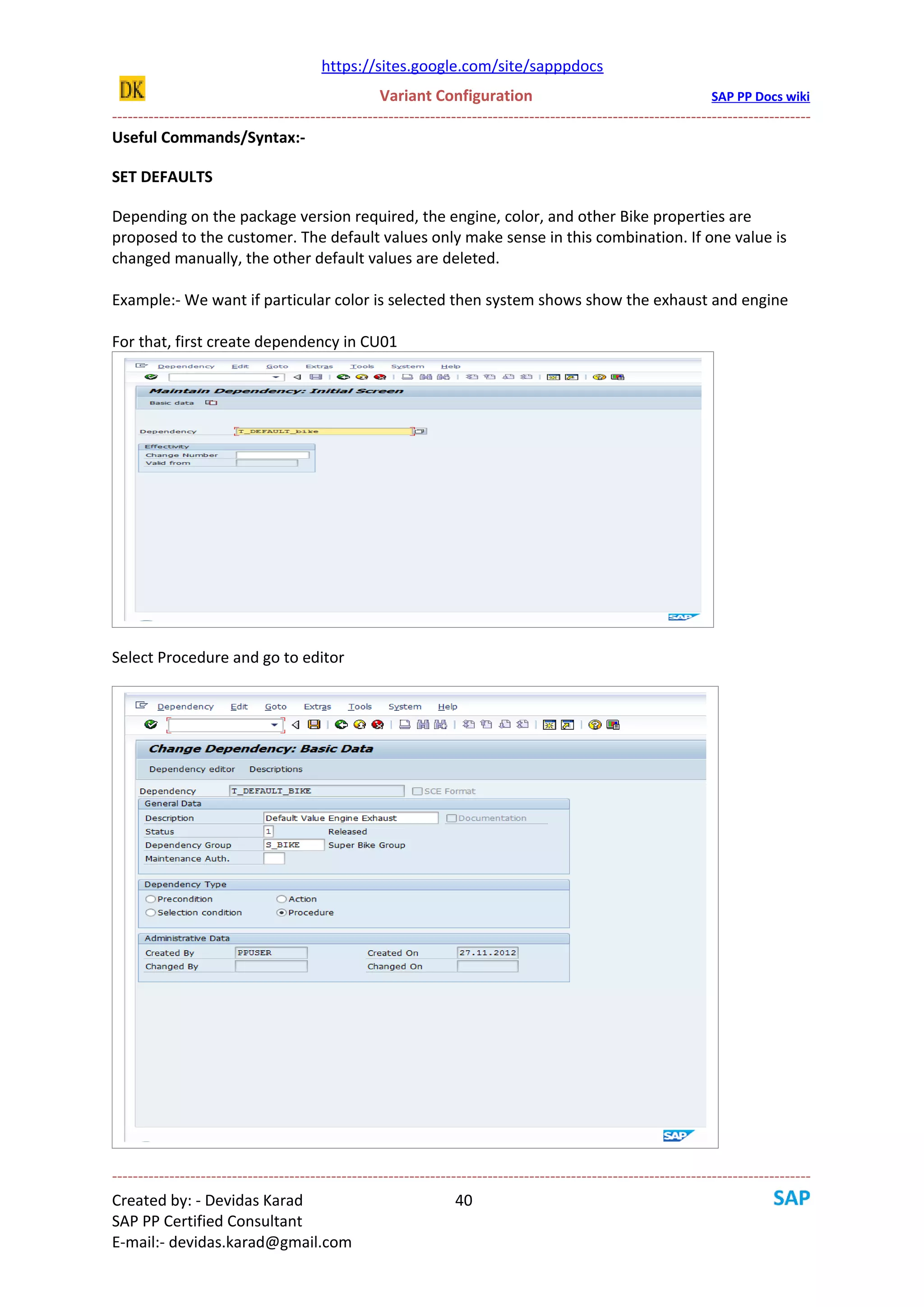 Variant Configurition in SAP: Beginners Guide | www.sapdocs.info