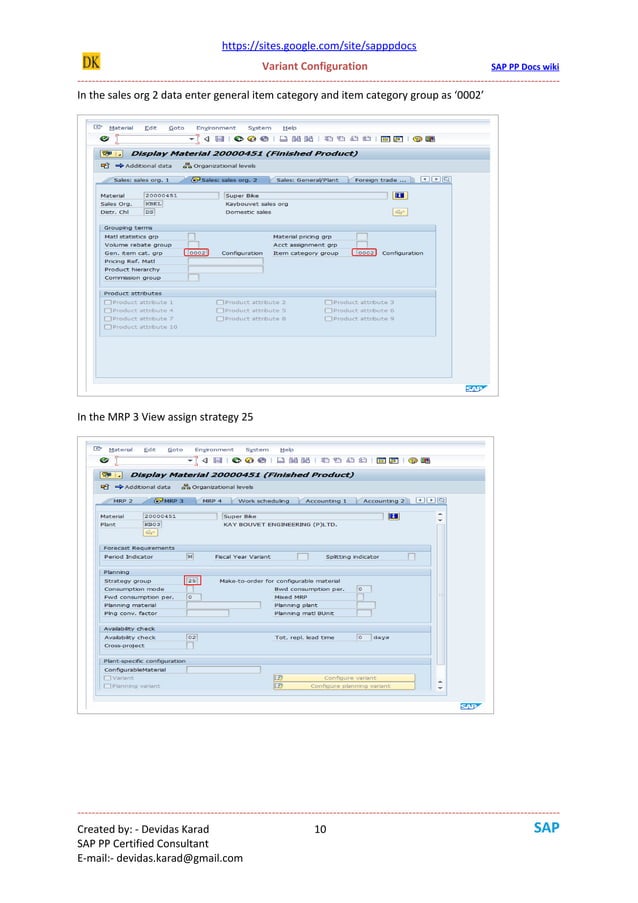 Variant Configurition in SAP: Beginners Guide | www.sapdocs.info