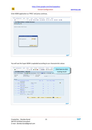 Variant Configurition in SAP: Beginners Guide | www.sapdocs.info