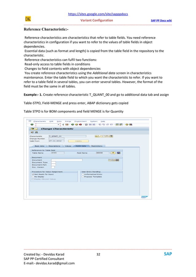 Variant Configurition in SAP: Beginners Guide | www.sapdocs.info