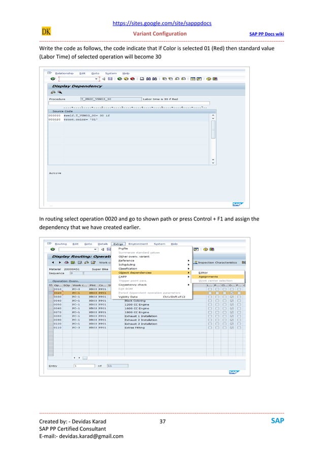 Variant Configurition in SAP: Beginners Guide | www.sapdocs.info
