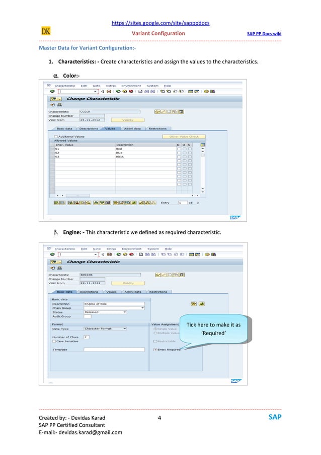 Variant Configurition in SAP: Beginners Guide | www.sapdocs.info