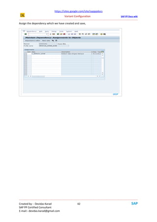 Variant Configurition in SAP: Beginners Guide | www.sapdocs.info