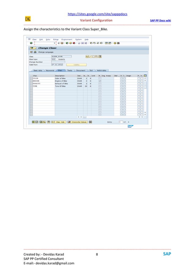 Variant Configurition in SAP: Beginners Guide | www.sapdocs.info