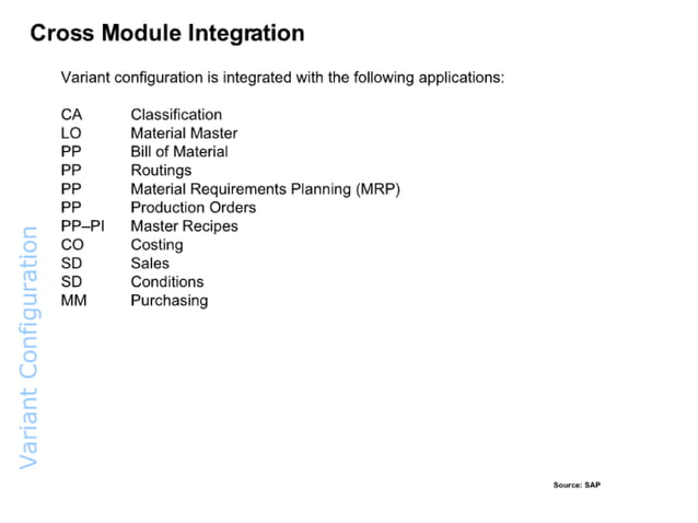 Variant Configuration Overview | PDF | Computer Software and Applications | Computing