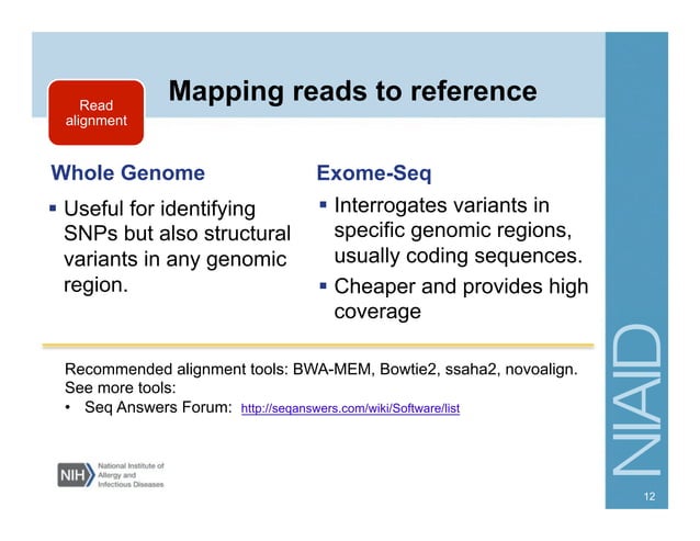 Variant analysis and whole exome sequencing | PDF