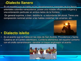Variantes dialectales presentacion en power | PPTX